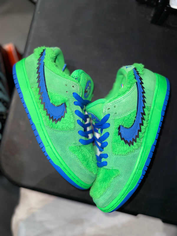Nike SB Dunk Low Grateful Dead Bears Green (NO BOX) – Coolkicks